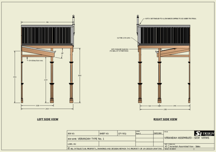 Traditional Timber Verandah V01 - Excellent character design - EzeBuilt