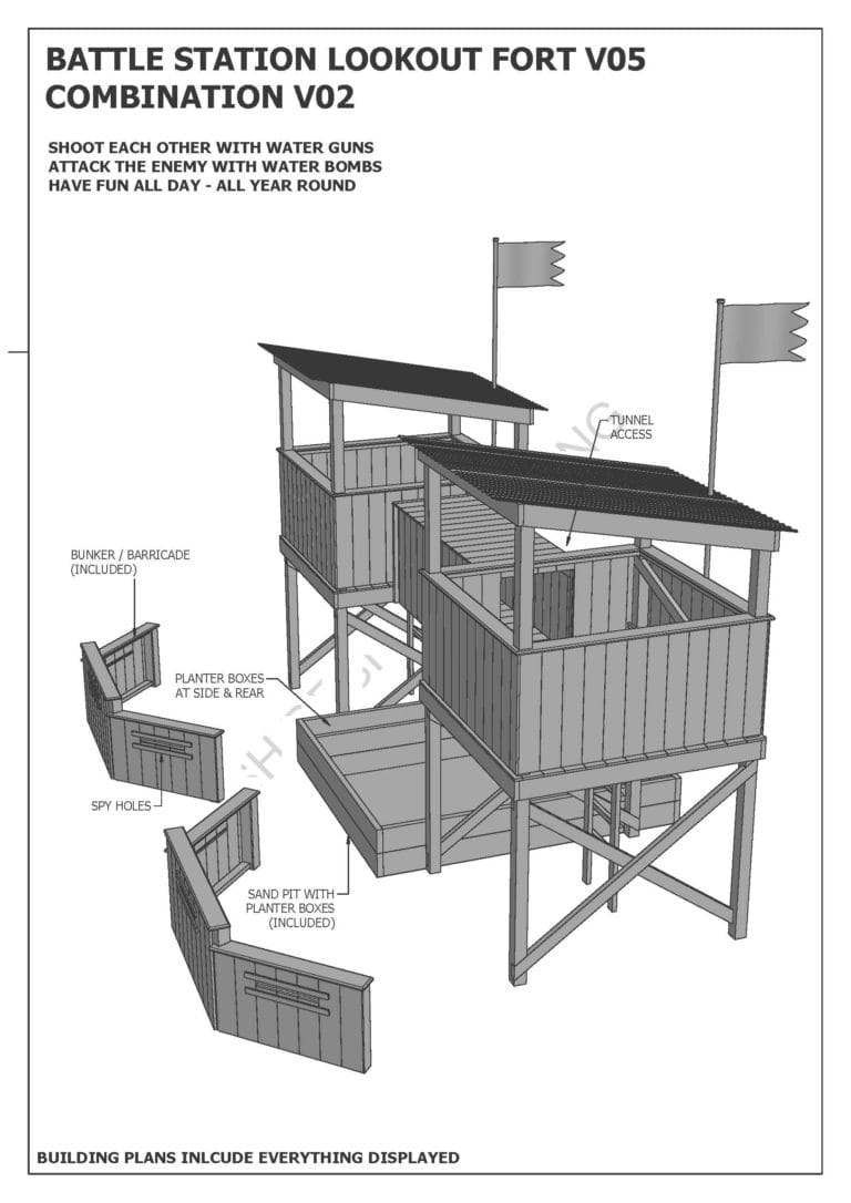 Cubby House Designs - Awesome - EzeBuilt